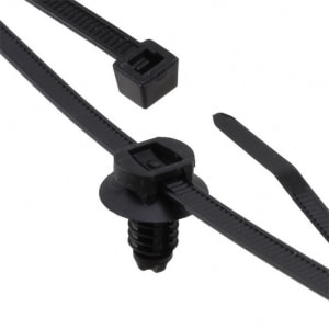 HellermannTyton T50RFT7 Fir Tree Black Polyamide Mount and Cable Tie ...