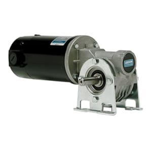 Leeson Bravo™ Totally Enclosed Fan-Cooled (TEFC) Enclosure DC Gearmotor ...
