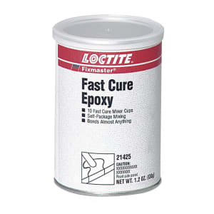 Loctite EA445 Fixmaster® Epoxy Adhesive, 4g Mixer Cup, White/Black, 10 ...