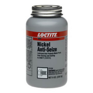 Loctite 77124 Heavy Duty Anti-Seize Lubricant, 8 oz Brush-Top Can, Gray ...