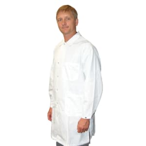 Tech Wear Heavy Weight Button Closure Unisex Lab Coat | EIS
