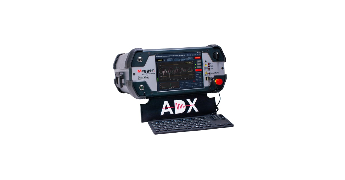Megger Baker Instruments ADX Automated Static Motor Analyzer | EIS