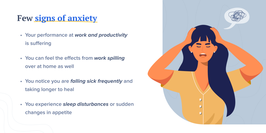 Top 5 tips for dealing with anxiety at the workplace