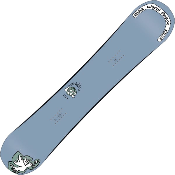 K2 WORLD PEACE BLUE/WHITE - Snowboard