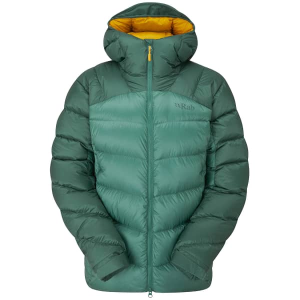 RAB-NEUTRINO PRO JKT W GREEN SLATE/EUCALYPTUS - Mountaineering down jacket