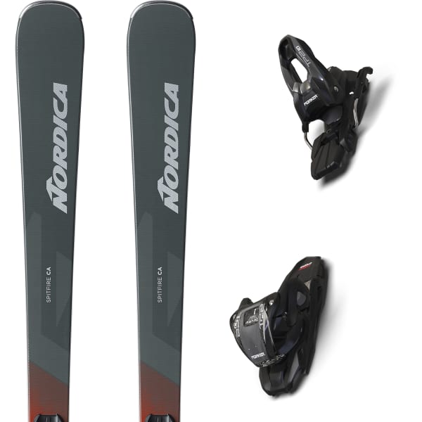 NORDICA-SPITFIRE CA + TP2 COMP10 FDT GREY GREEN/RED/SILVER - Ski pack
