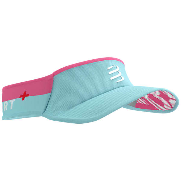 COMPRESSPORT-VISOR ULTRALIGHT ICED AQUA/HOT PINK - Visière running