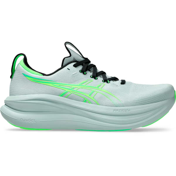ASICS GEL-NIMBUS 28 COLD MOSS/ILLUMINATE GREEN - Running shoe
