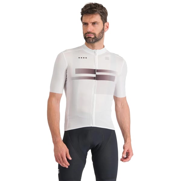 White mens cycling jersey store