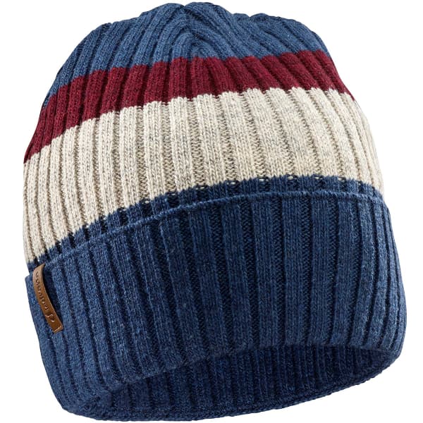 LE DRAPO-BONNET EDGAR BLEU/GRIS/BORDEAUX - Bonnet ski