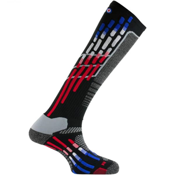 THYO PODY AIR ORIGINAL NOIR/TRICOLOR - Ski socks