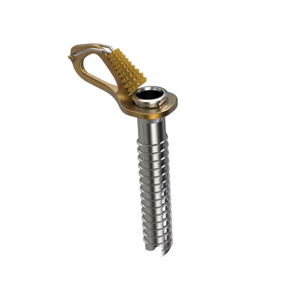 BLUE ICE AERO ICE SCREW 13CM YELLOW - Ice screw