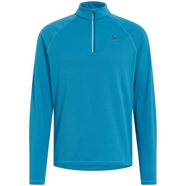 ODLO-MID LAYER 1/2 ZIP BESSO SAXONY BLUE - Sweat polaire randonnée