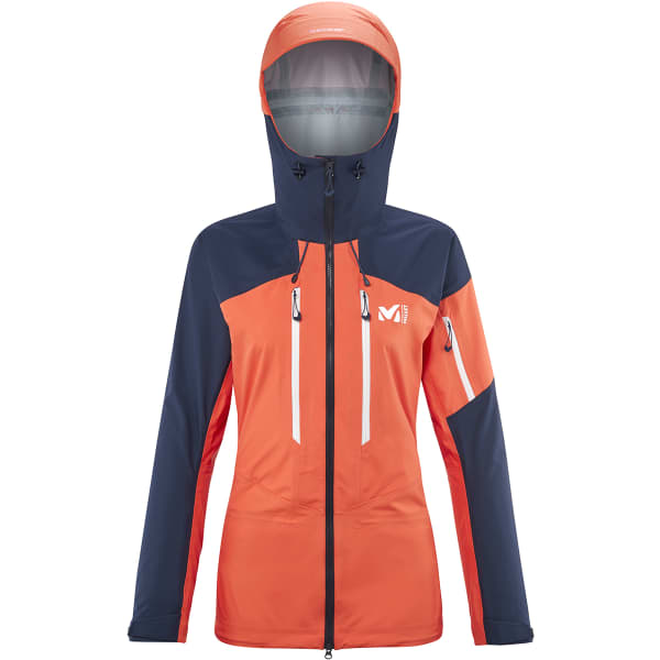 MILLET-M WHITE 3L JKT W CORAL CHROME/SAPHIR - Veste ski de randonnée