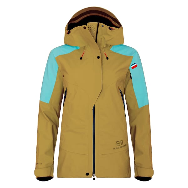 ELEVENATE W PURE JACKET MUSTARD BROWN - Ski jacket