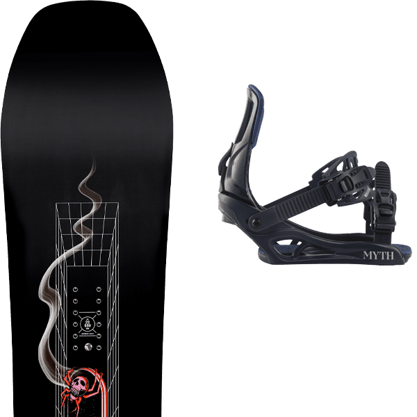 RIDE-SHADOWBAN + Fix - Snowboard Set