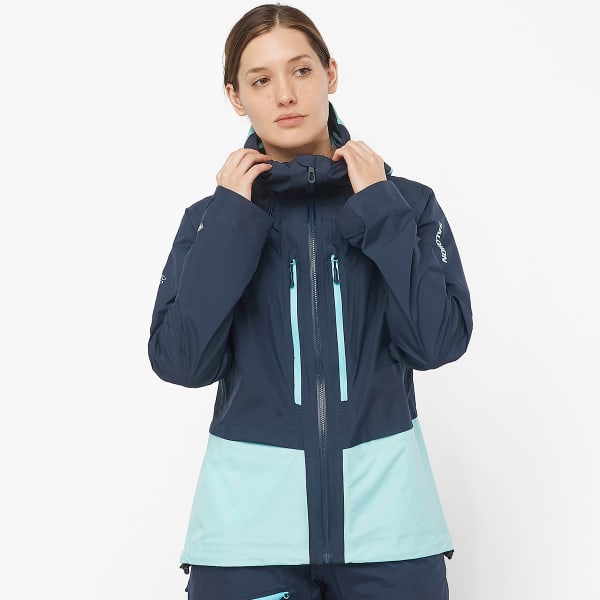 SALOMON-MTN GORE-TEX 3L JACKET W CARBON/LIMPET - Ski jacket SALOMON-MTN GORE-TEX 3L JACKET W CARBON/LIMPET - Ski jacket