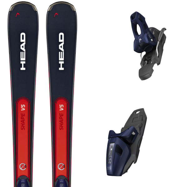 HEAD SHAPE E.V5 + PR 11 GW Unicolore - Pack ski