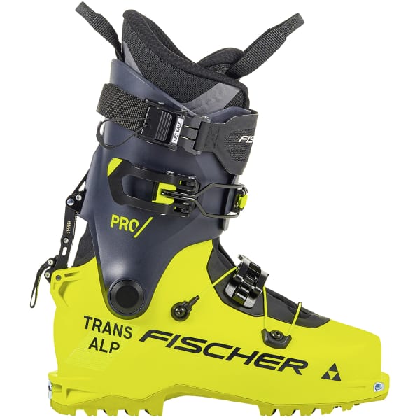 FISCHER-TRANSALP PRO YELLOW/DARK BLUE - Scarponi sci alpinismo