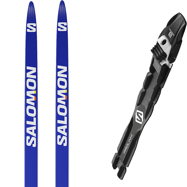 SALOMON-S/LAB SKATE BLUE + Fix - Pack ski de fond