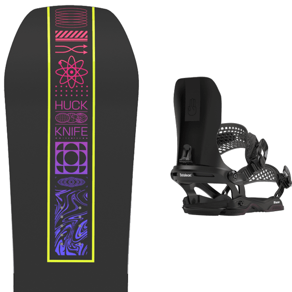 SALOMON-HUCK KNIFE PRO + Fix - Pack snowboard