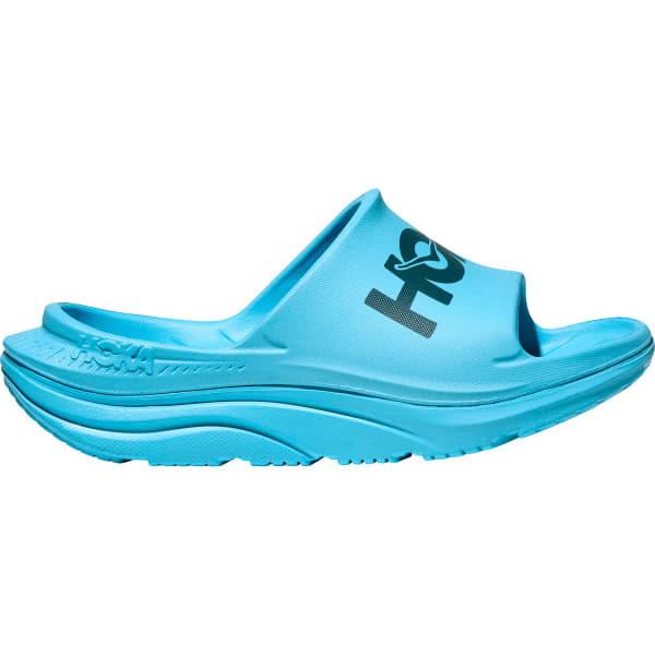 HOKA ONE ONE ORA ATHLETIC SLIDE SOARING BLUE / FADED NAVY - Recovery ...