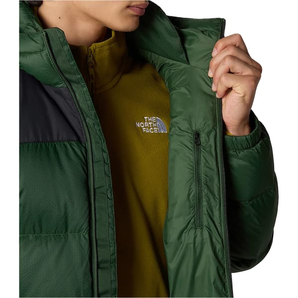 THE NORTH FACE-M DIABLO DOWN HOODIE PINE NEEDLE/TNF BLACK - Down jacket