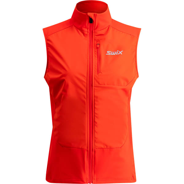 SWIX FOCUS JACKET W FIERY RED - Giacca da sci di fondo