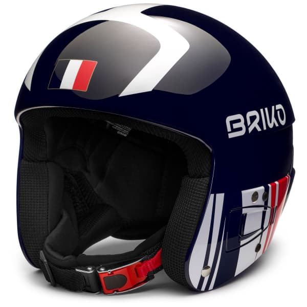 BRIKO VULCANO FIS 6.8 EPP-FRANCE SHINY TANGAROA BLUE - Skihelm