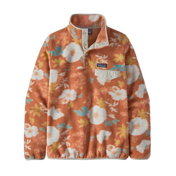 PATAGONIA-W'S LW SYNCH SNAP-T P/O FLOWER POWER BIG TOASTED PATAGONIA-W'S LW SYNCH SNAP-T P/O FLOWER POWER BIG TOASTED