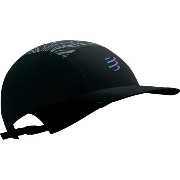 COMPRESSPORT 5 PANEL LIGHT CAP AURORA BLACK/AURORA - Trail running cap