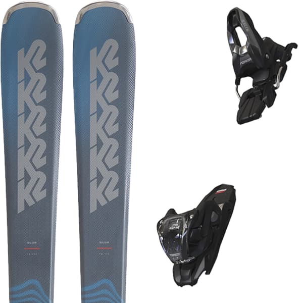 K2 BLUR 76 + M3 10 COMPACT QUICKCLIK 80MM BLACK/ANTHRACITE - Pack ski