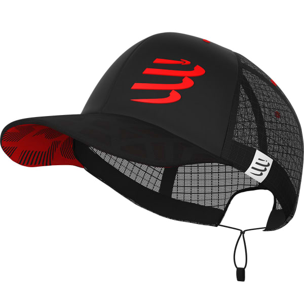 COMPRESSPORT-RACING TRUCKER CAP BLACK/RED - Casquette trail