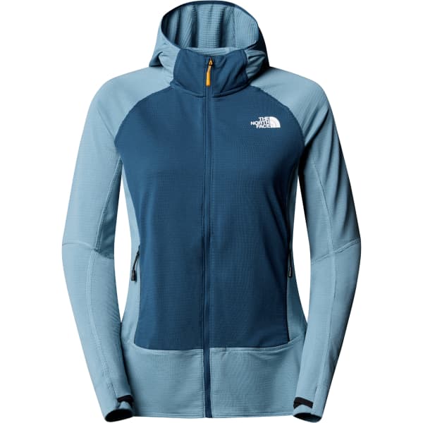 THE NORTH FACE W BOLT POLARTEC HOODIE ALGAE BLUE MIDNIGHT PETROL Hiking fleece jacket