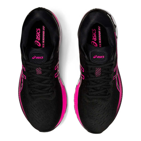 ASICS GEL KAYANO 27 BLACK PINK GLO Chaussure running