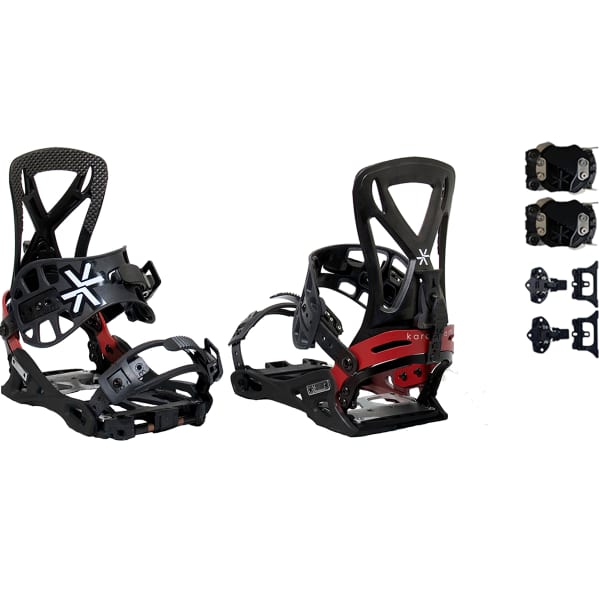 KARAKORAM GRIZZLY + SPLITBOARD INTERFACE BLACK/RED - Fijación splitboard