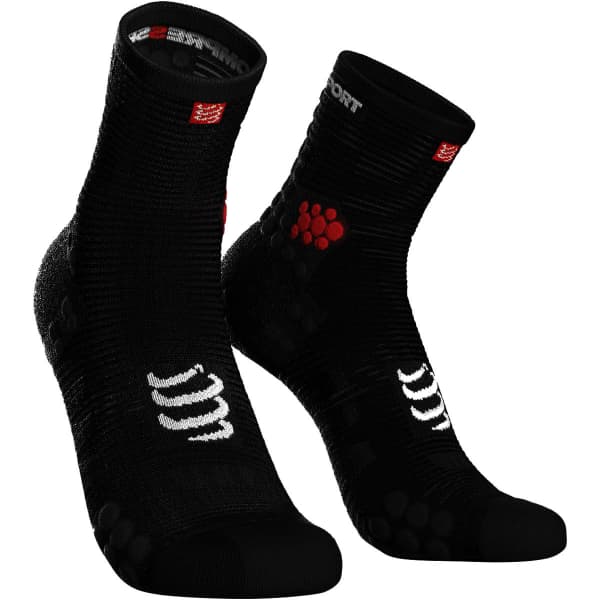 COMPRESSPORT-PRO RACING SOCKS V3.0 RUN HIGH BLACK - Chaussette running