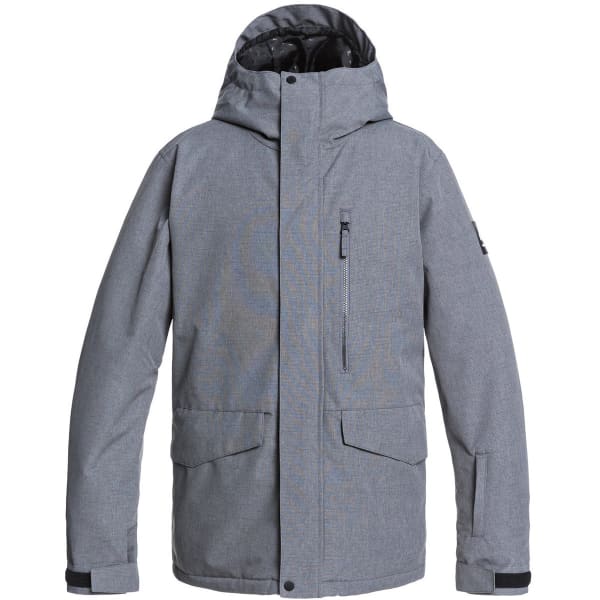 QUIKSILVER-MISSION SOLID JK HEATHER GREY - Ski jacket