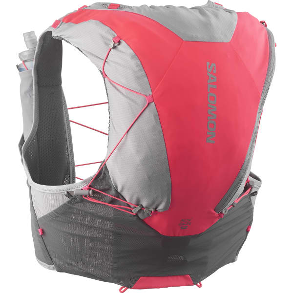 SALOMON ADV SKIN 12 SET CASTELROCK ALLOY NEON FLAME Trail running bag
