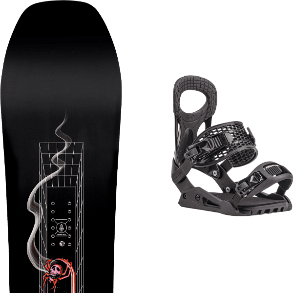 RIDE-SHADOWBAN + Fix - Snowboard Set