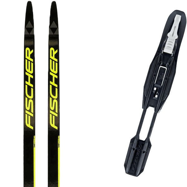 FISCHER-TWIN SKIN PRO MEDIUM + Fix - Pack sci di fondo