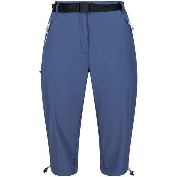 REGATTA-W XERT STRETCH CAPRI LT III DUSTY DENIM - Pantacourt randonnée