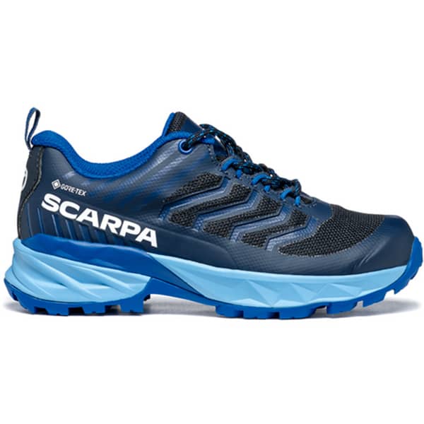 SCARPA-RUSH KID GORE-TEX BLACK LAKE BLUE - Chaussure de randonnée basse