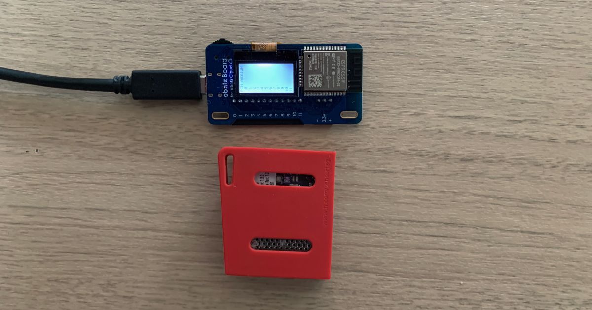 obniz + SensorTag + Ambientによる気象状況ロギング by HakoHiro | elchika