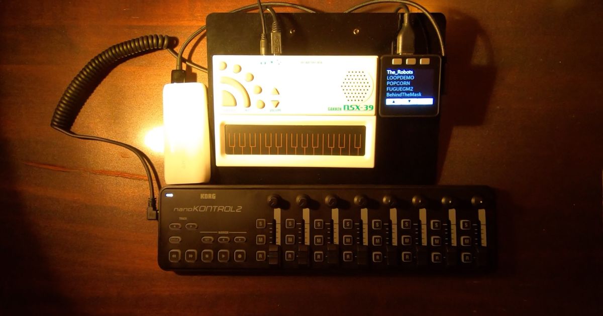 M5StackとMIDI音源でライブパフォーマンス by natto21 | elchika