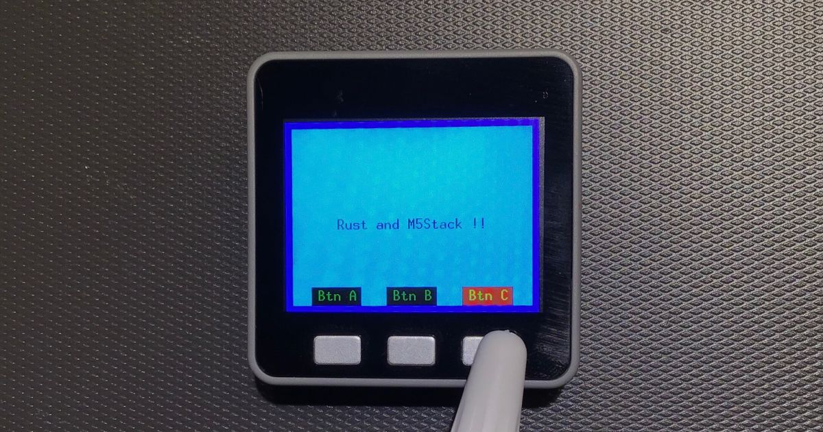 [作業メモ] M5StackでRustのコードを実行する (2022-02-07更新) by verylowfreq | elchika