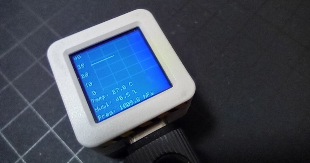 M5AtomS3とENV4センサーで作る、パーソナル環境モニター by miso | elchika