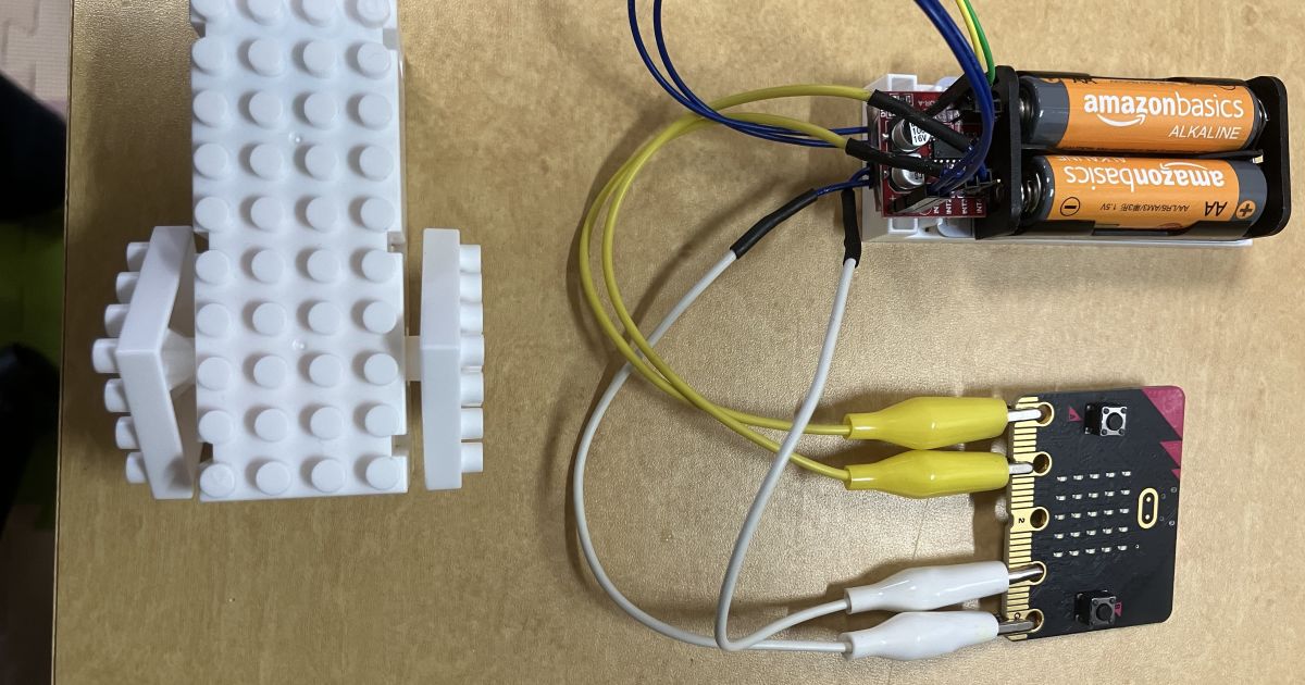 ユカイ工学さんのウゴクブロックをmicrobitでコントロールしてみる by shimodash | elchika