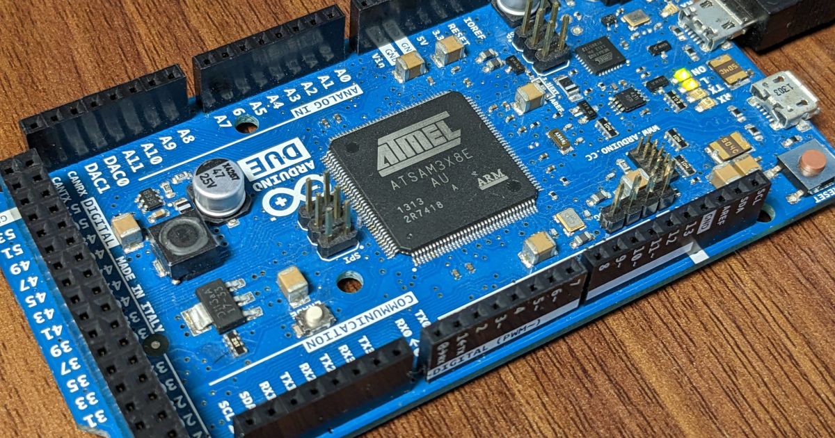 Arduino Due のメモリ消費量を測定する by uchan | elchika