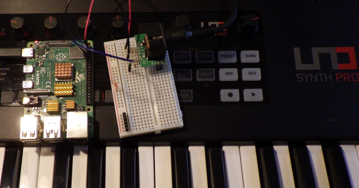 Raspberry Pi の UART で MIDI 送信 by uchan | elchika